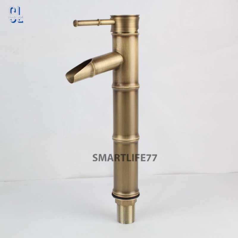 Jual Kran Wastafel Kuningan Panas Dingin Bambu Keran Air Washtafel Di Seller Retail Indo Global ...