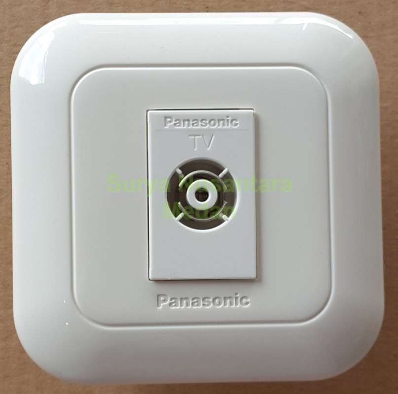 Jual Ib Outlet Antena Tv Panasonic Putih/ White Colokan Stop Anten ...