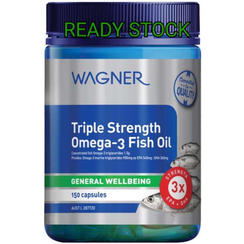 Promo Wagner Omega Triple Strength Omega 3 Fish Oil 150 Kapsul Diskon ...