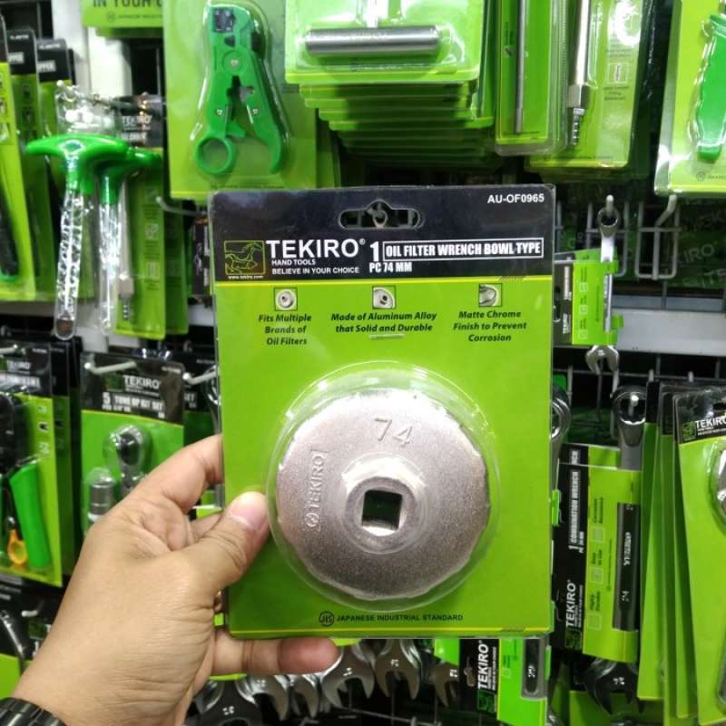 Promo Tekiro Kunci Filter Oli 74 Mm Untuk Mobil Vw Audi Opel Herly ...