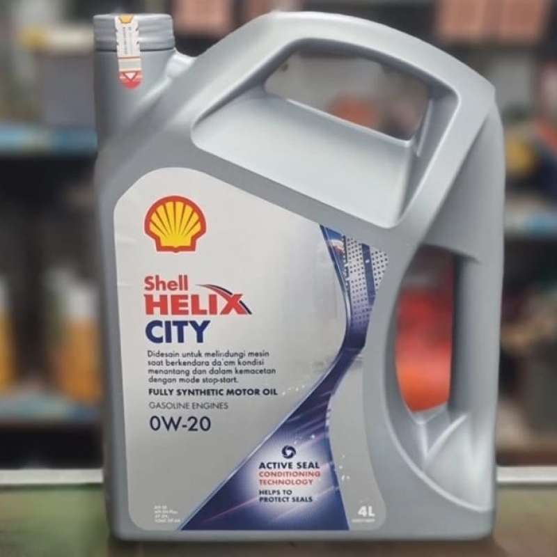 Promo Oli Shell Helix City Sp 0w - 20 4liter Diskon 14% Di Seller ...