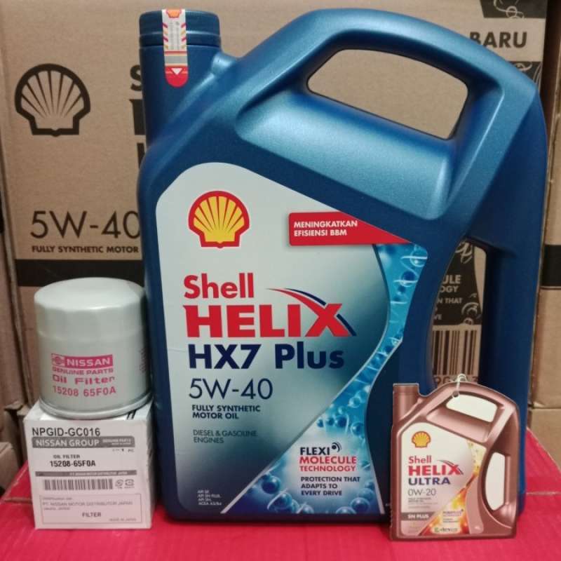 Promo Shell Helix Hx7 5w-40 Paket Filter Oli Livina Diskon 15% Di ...