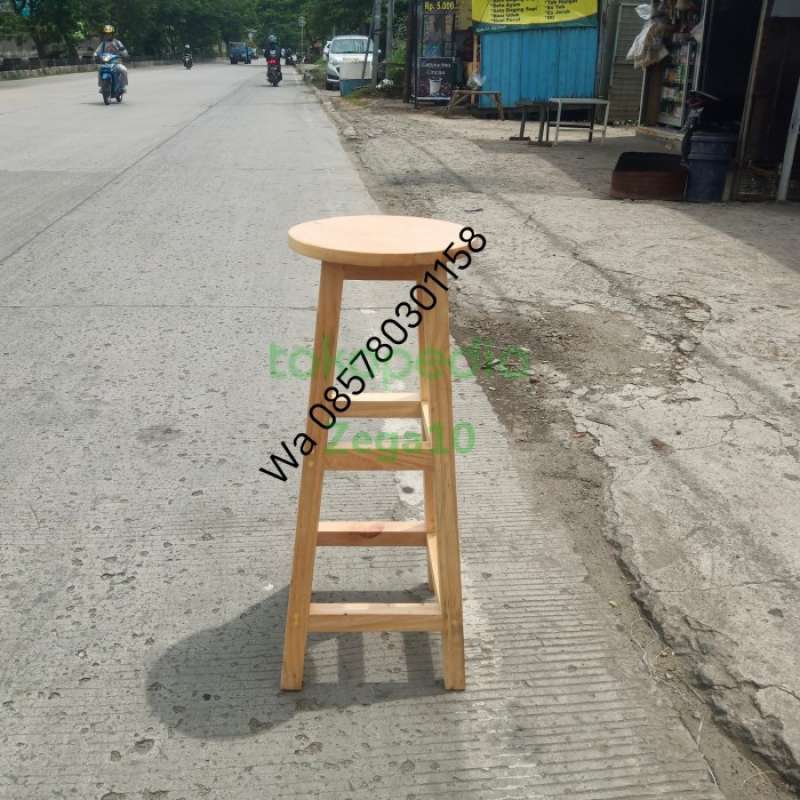 Promo Kursi Bar Bulat Diameter 30 Cm, Tinggi 75cm Diskon 23% Di Seller ...