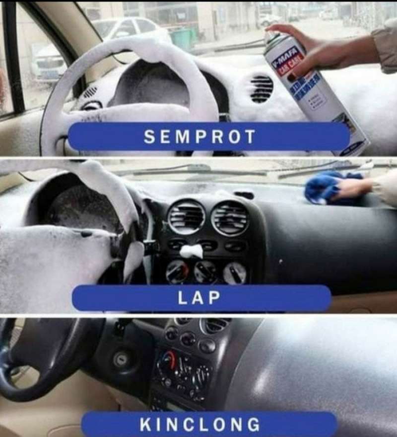 Promo Magic Cleaner Foam / Pembersih Dashboard Dengan Mudah Hg Diskon ...