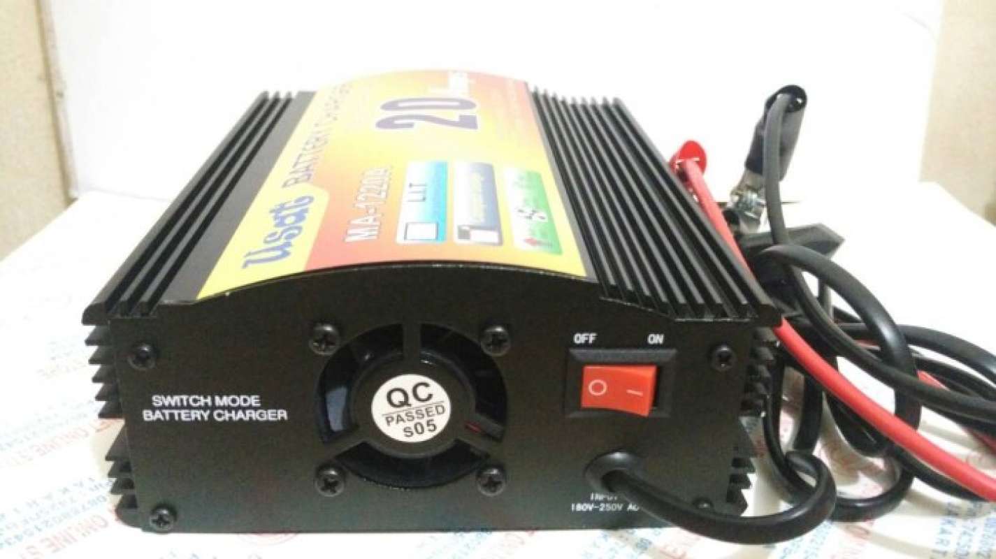 Promo Charger Accu/aki 12v 20a Usat Battery Charger Ma1220 Otomatis ...