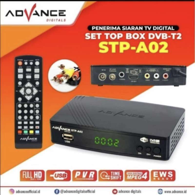 Jual Set Top Box Advance Stp A02 Dvb T2 - Komodo Di Seller Noelle - Cengkareng Timur, Kota ...