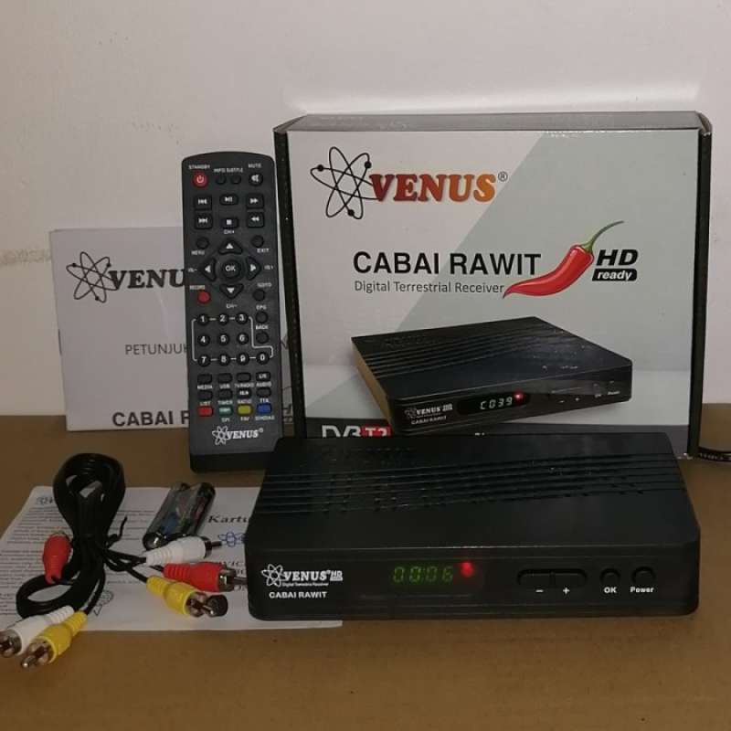 Jual Venus Cabe Rawit Settop Set Top Box Siaran Tv Digital Dvbt2 Dvb-t2 ...