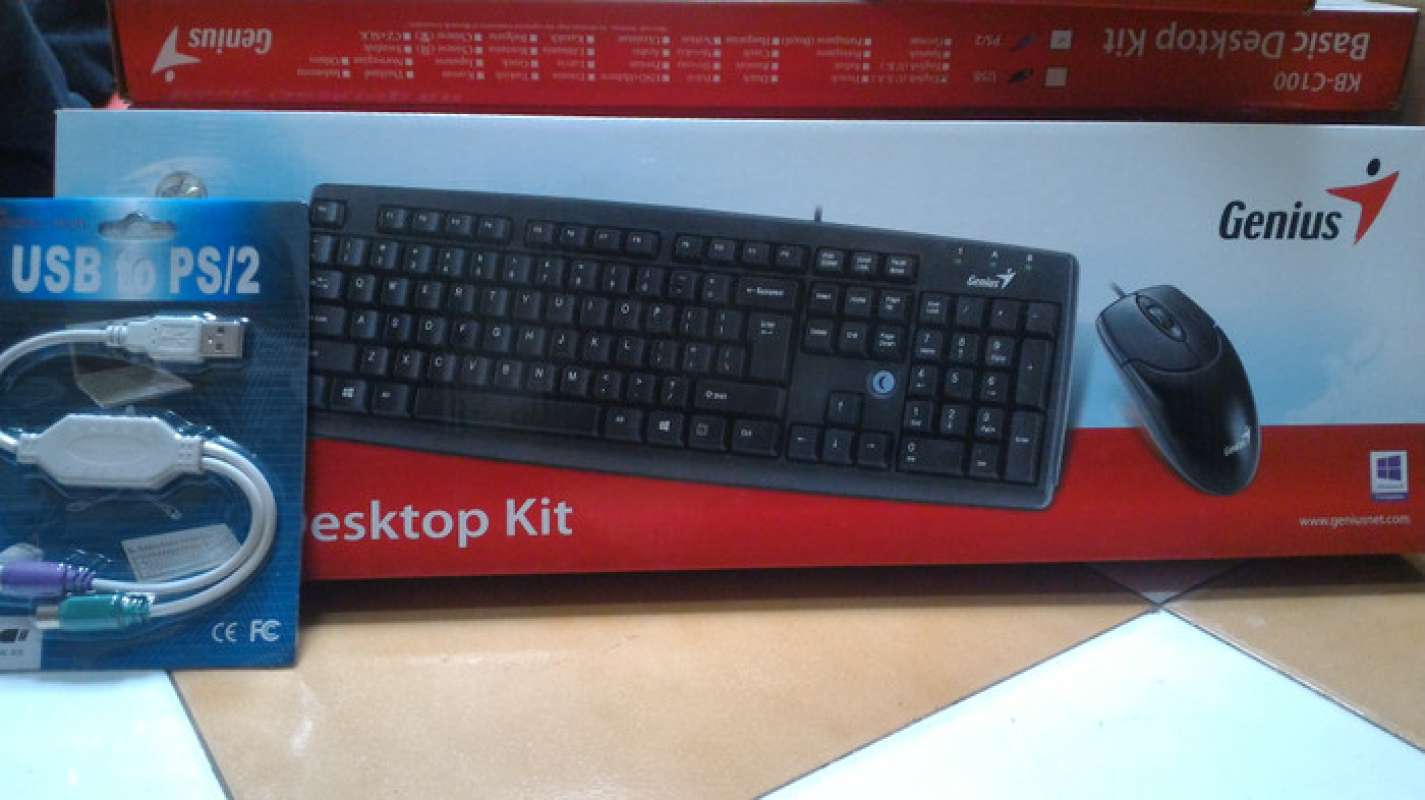 Promo 100% Produk Ori Genius Kb-c100 Bundle Paket Keyboard Basic ...