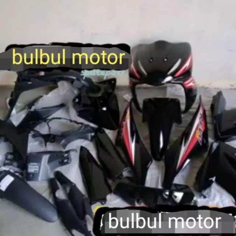 Promo Honda Revo Absolute Cover Body Kasar Dan Halus Set Merah Hitam ...