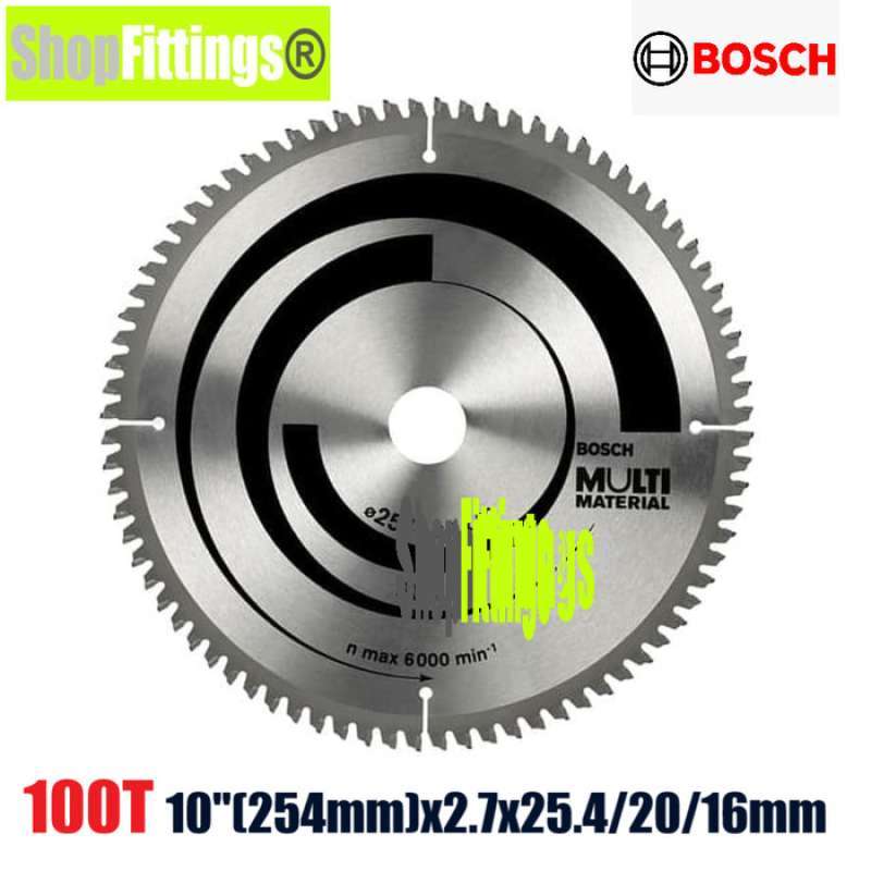 Promo Bosch Multi Material Circular Saw Mata Pisau Alumunium Miter 10 ...