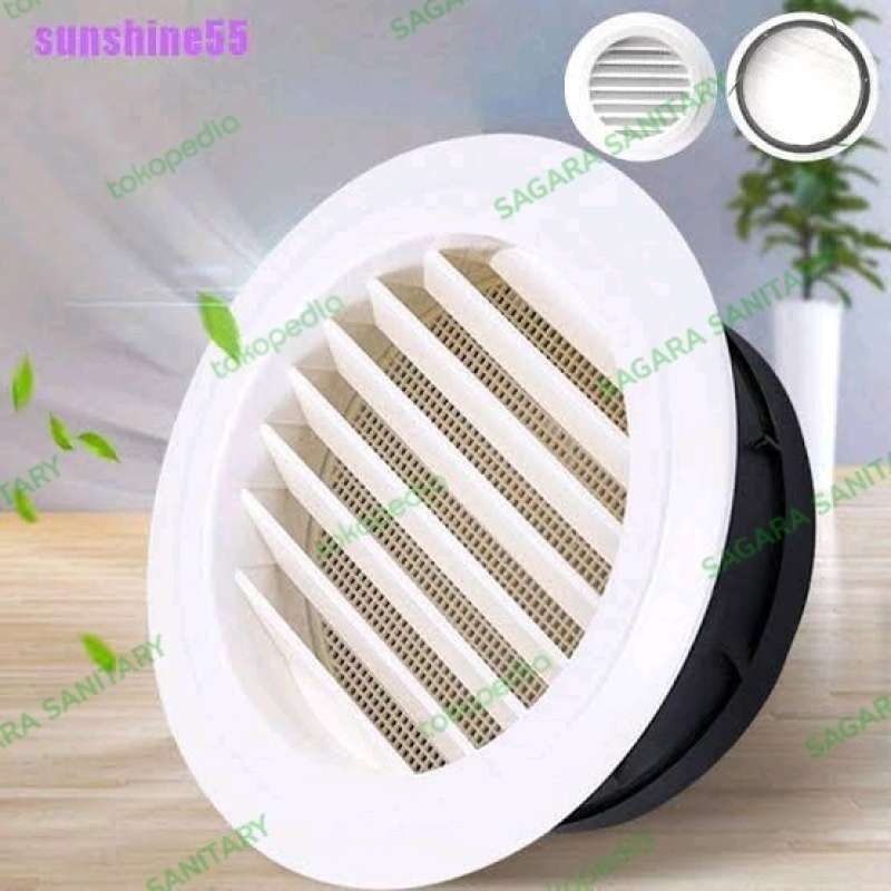 Promo Tutup Ventilasi Udara Bulat 5 In Abs Wall Air Vent Grill Ac ...