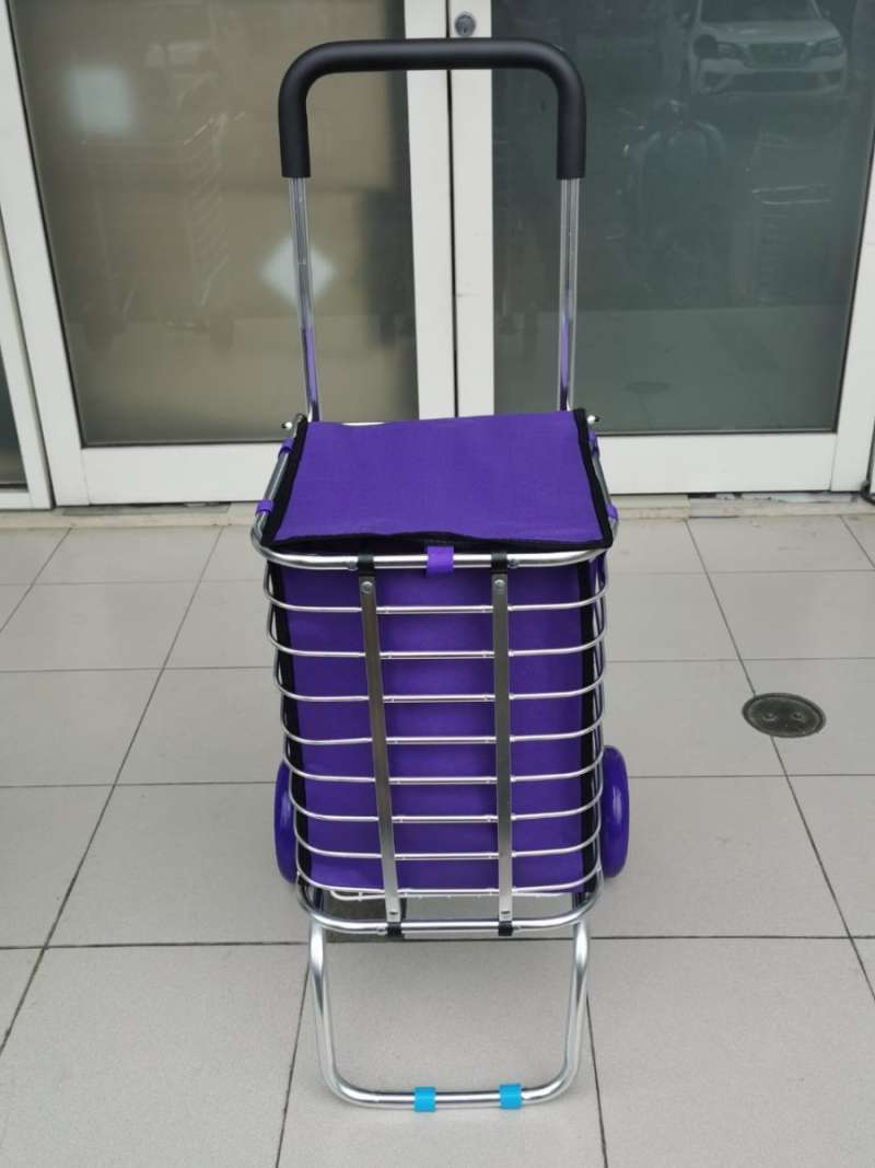 Promo Troli Belanja Lipat Alumunium - Foldable Trolley Troly Alumunium ...