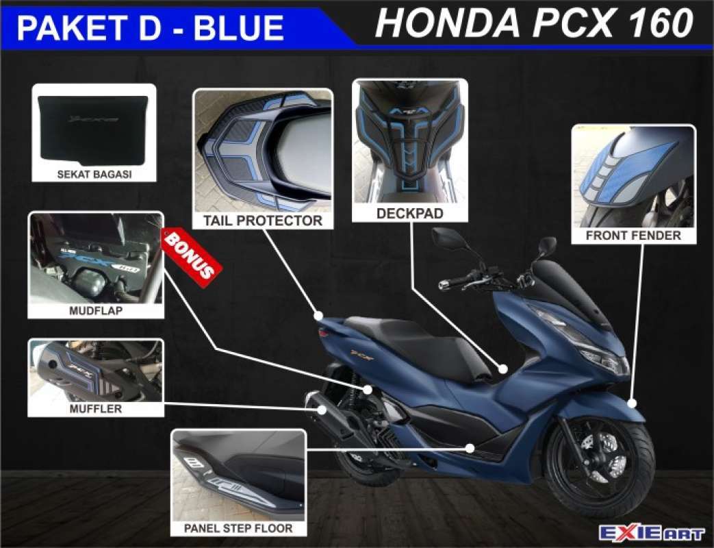 Promo Paket Komplit Protector Pcx 160 - Full Set Aksesoris Honda Pcx ...