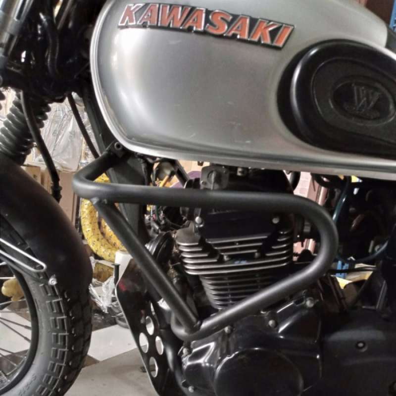 Promo Crash Bar Guard Kawasaki W175 Engine Guard Samping Diskon 23% Di ...