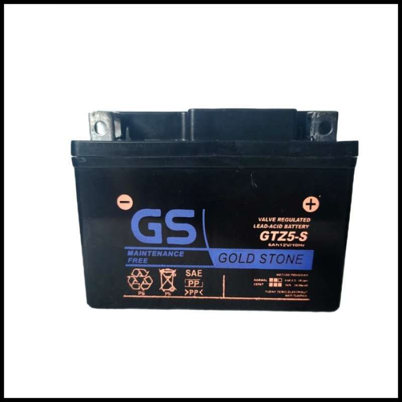 Promo Aki Motor Spin Gtz5s Gs Y Accu Kering Diskon 29% Di Seller ...