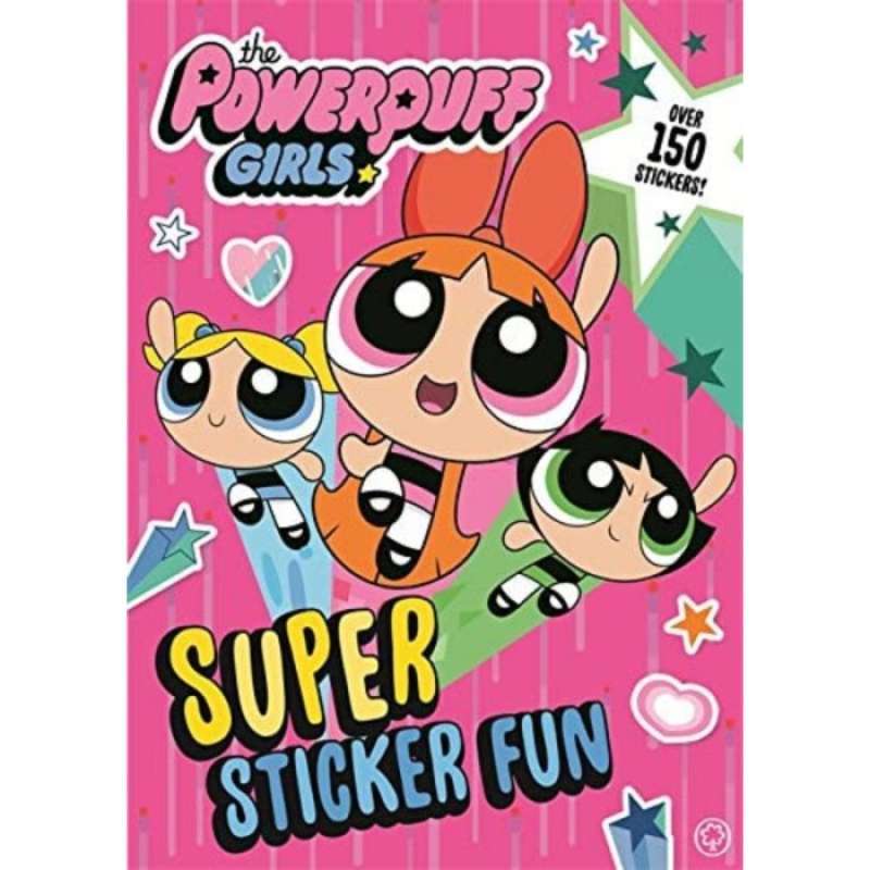 Promo Power Puff Girls Super Sticker Fun Activity Book Buku Stiker ...