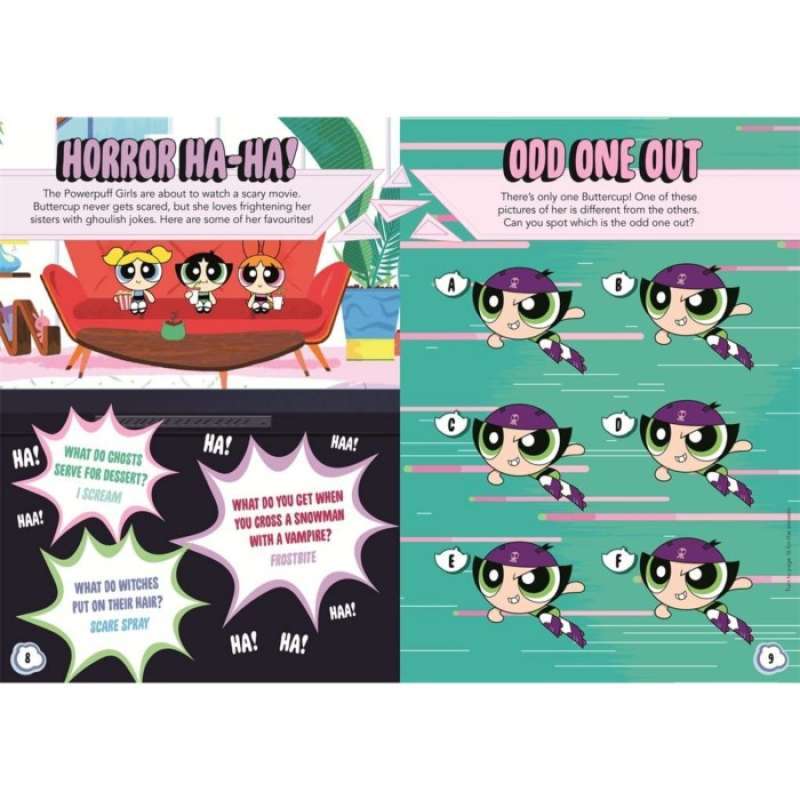 Promo Power Puff Girls Super Sticker Fun Activity Book Buku Stiker ...
