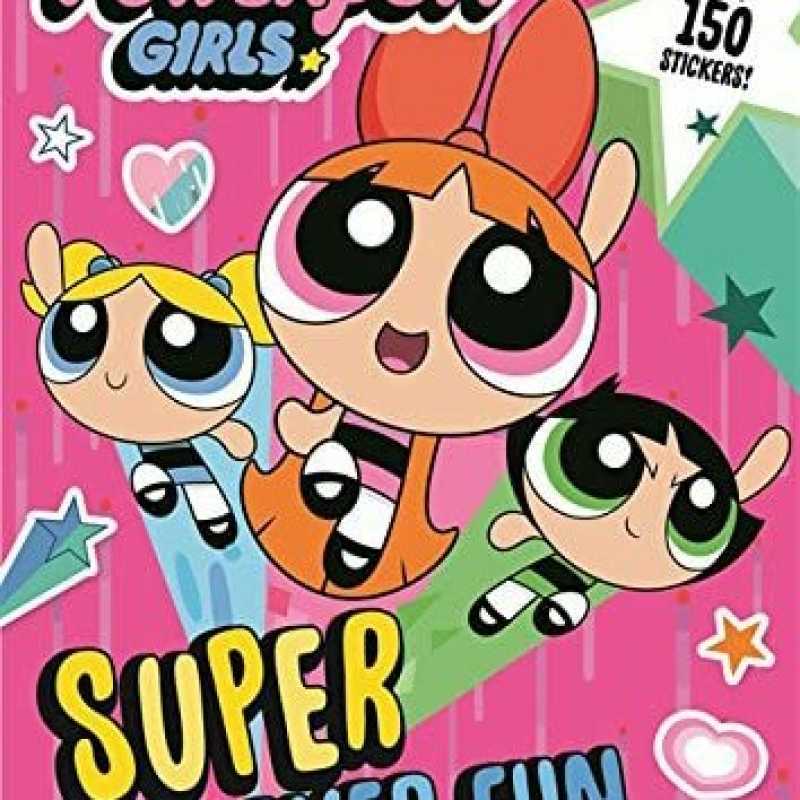 Promo Power Puff Girls Super Sticker Fun Activity Book Buku Stiker ...