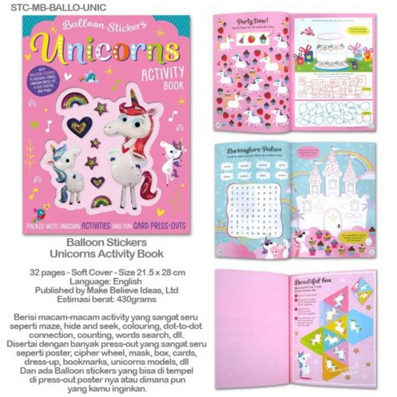 Promo Balloon Stickers Activity Books - Buku Aktivitas Anak - Truck ...