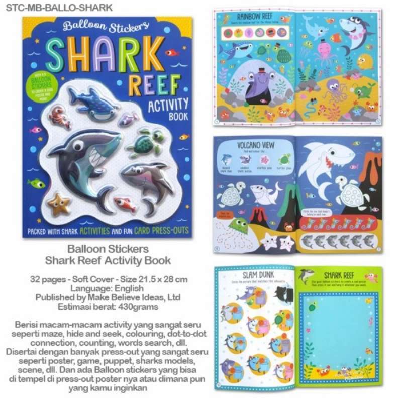 Promo Balloon Stickers Activity Books - Buku Aktivitas Anak - Truck ...