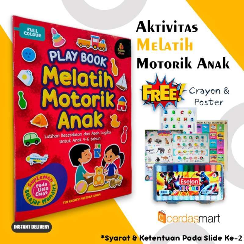 Promo Buku Anak Tk Paud : Play Book Melatih Motorik Anak - Games Book ...