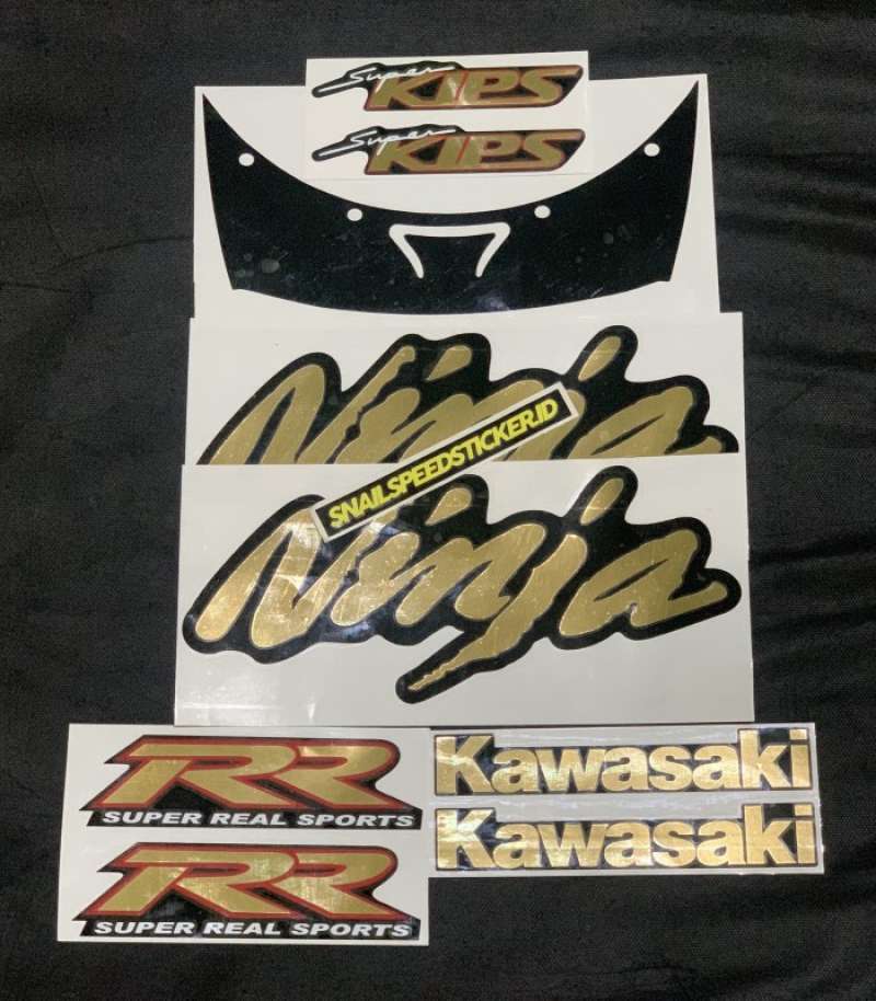 Promo Sticker Striping Kawasaki Ninja Rr Old Hitam Diskon 23% Di Seller ...