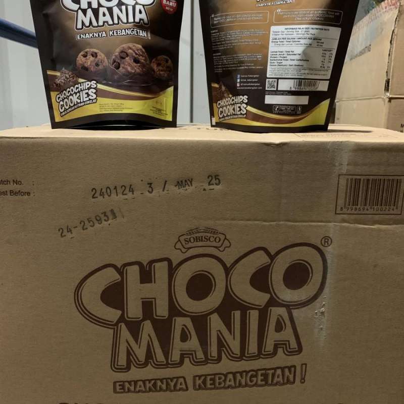 Jual Chocomania Chocolate Chip Cookies Kemasan Pouch Di Seller ...