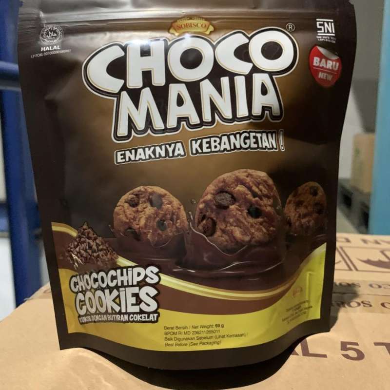 Jual Chocomania Chocolate Chip Cookies Kemasan Pouch Di Seller ...
