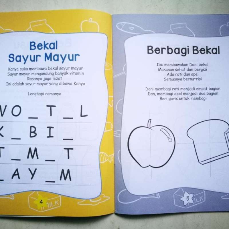 Promo Buku Bimbingan Latihan Anak Lks Tk Islam / Paud/ Mewarnai/membaca ...