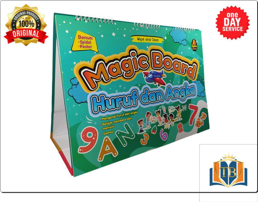 Promo Buku Belajar Menulis Huruf Dan Angka Anak Paud Dan Anak Tk Wipe ...