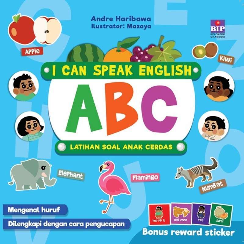 Promo Buku, I Can Speak English Abc Latihan Soal Anak Cerdas - Ori ...