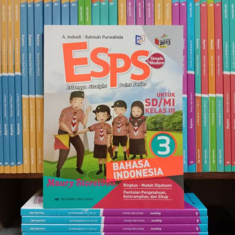 Promo Esps Bahasa Indonesia Sd/mi Kelas 1 2 3 4 5 6 K13 Revisi Erlangga - Kelas 2 Sd Multicolor ...
