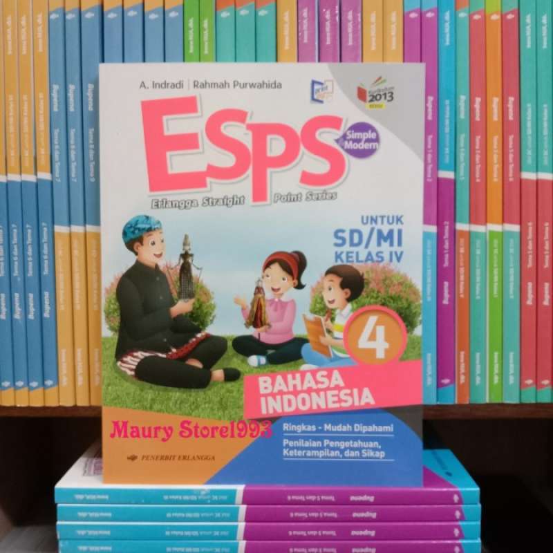 Promo Esps Bahasa Indonesia Sd/mi Kelas 1 2 3 4 5 6 K13 Revisi Erlangga - Kelas 2 Sd Multicolor ...