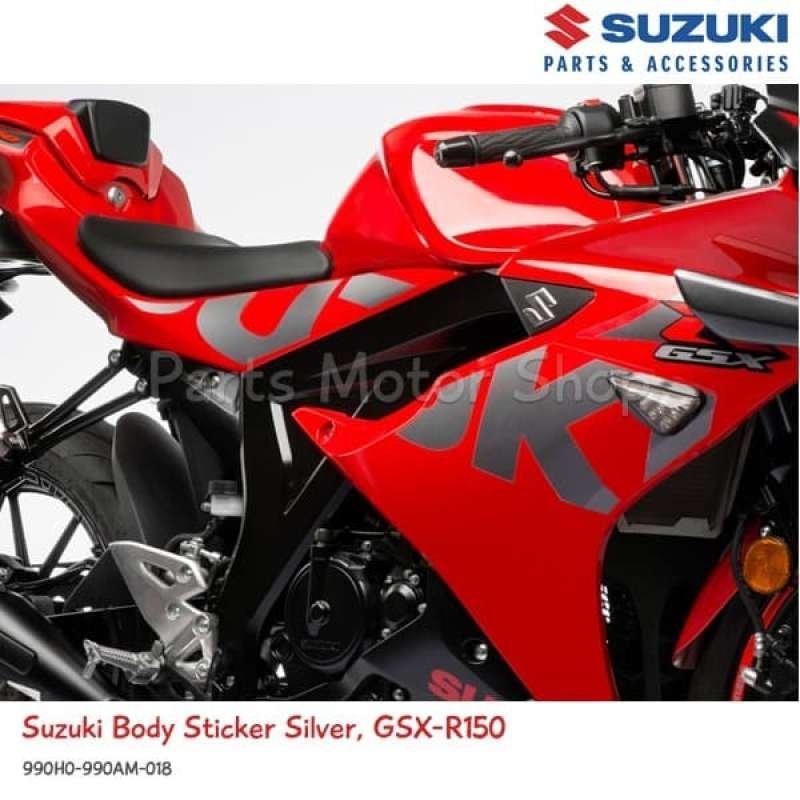 Promo Suzuki Body Sticker Silver Suzuki Gsx-r150 Diskon 23% Di Seller ...