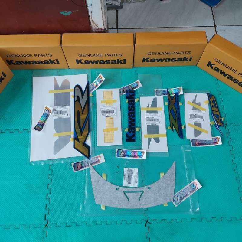 Promo Stiker Setiker Striping Full Set Ninja Rr Old Zx Biru Muda ...