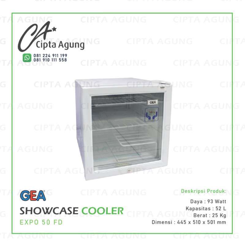 Promo Showcase Cooler Mini Portable Gea Expo 50 Fd Expo 90 Fd [bdg ...