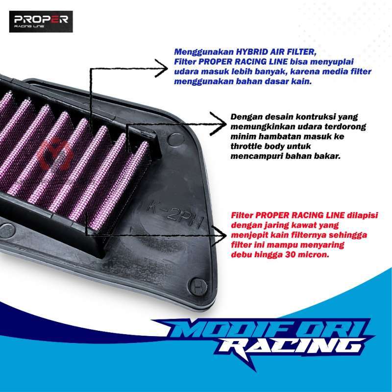 Jual Mio M3 - X Ride 125 Cc Filter Udara Racing Proper - Mio Gear Di ...