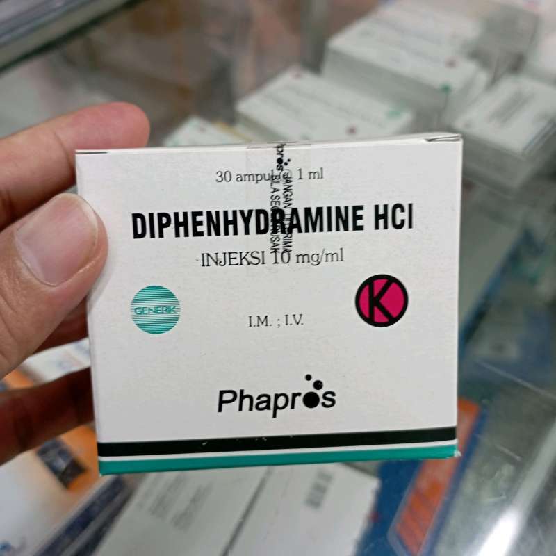 Jual Diphenhydramine/box.injeksi. Exp 2025 Di Seller Apotik Hanifa ...