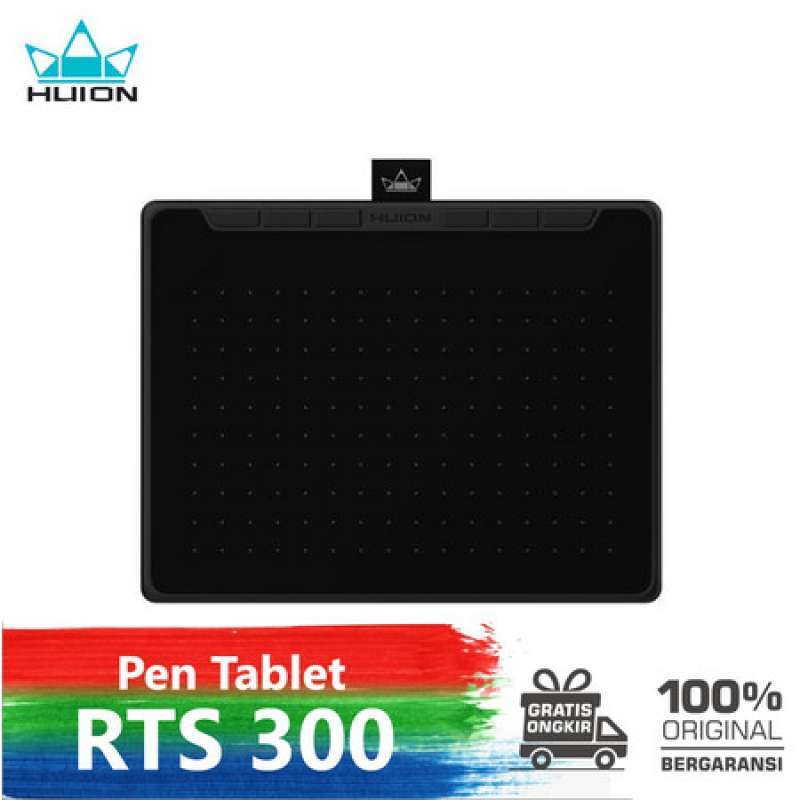 Promo 100% Produk Ori Huion Rts 300 / Rts300 Drawing Pen / Pen Tablet Garansi Resmi Diskon 23% ...