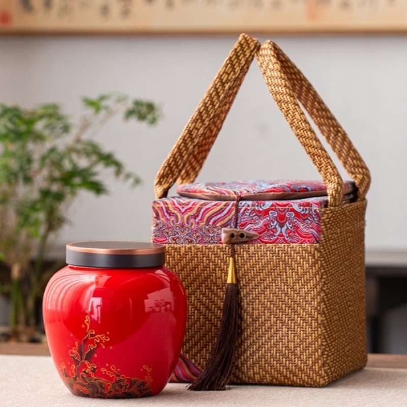Promo Tempat Daun Teh Kopi / Tea Leaves Storage Jar Set 1317 Diskon 23% ...