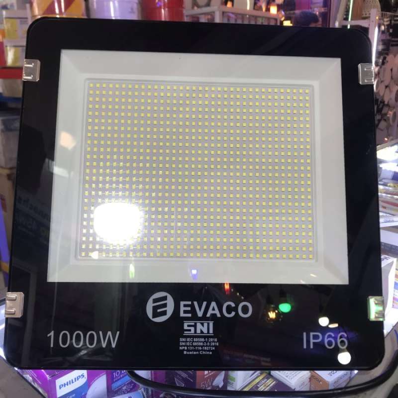 Promo Lampu Led Sorot Floodlight 1000 Watt 1000watt 1000w Ip66 Putih ...