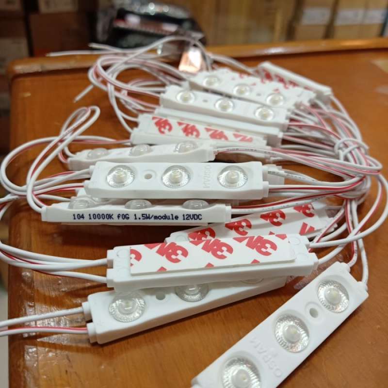Promo Lampu Led Modul Osram 3 Mata 12v 30w 10000k Ultra Cool White 20 ...