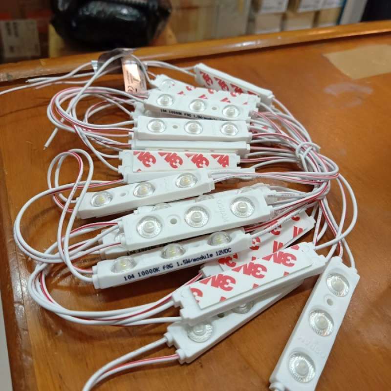 Promo Lampu Led Modul Osram 3 Mata 12v 30w 10000k Ultra Cool White 20 ...