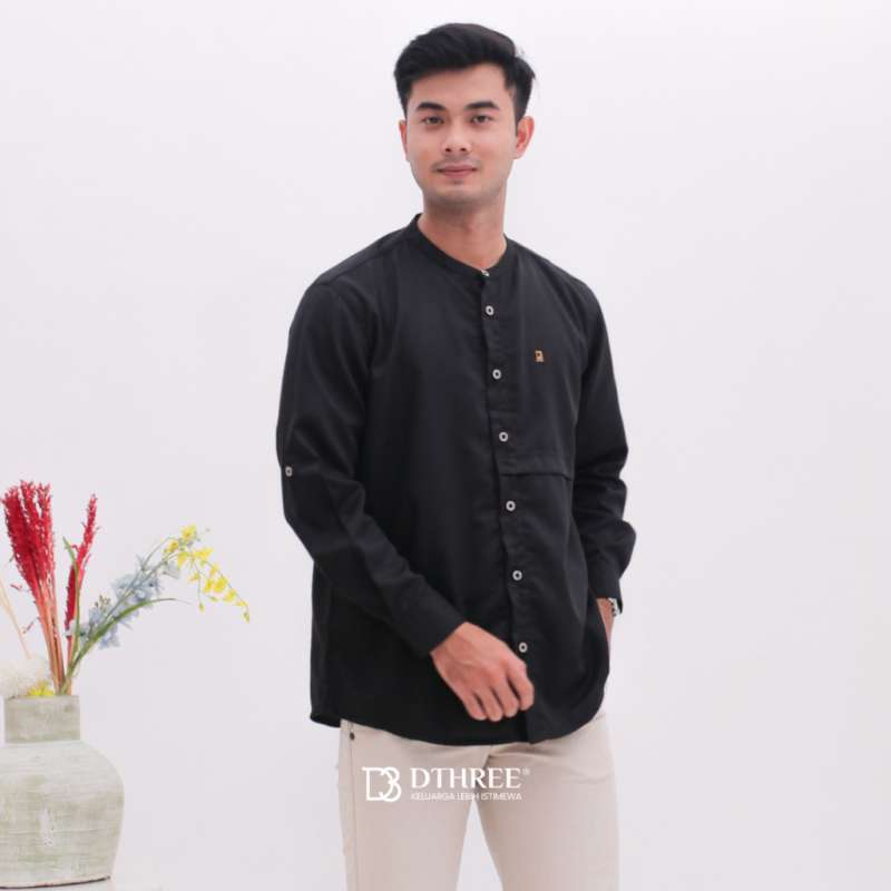 Jual Dthree - Sarimbit Kamila Series ( Hitam ) - Sarimbit Keluarga Muslim / Couple Keluarga 2024 ...