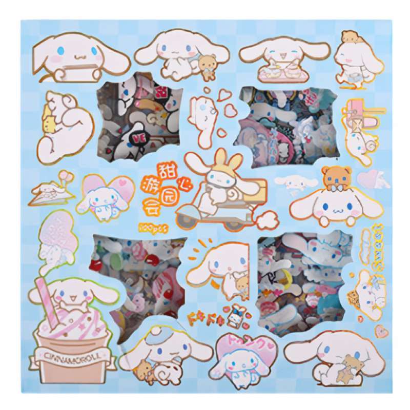 Promo Raja Import 5872 Stiker 100 Lembar / Sticker Motif Kartun Korea ...