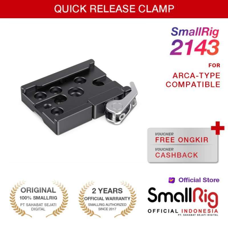 Jual Smallrig Quick Release Clamp Arca Swiss Type Compatible 2143 Di ...