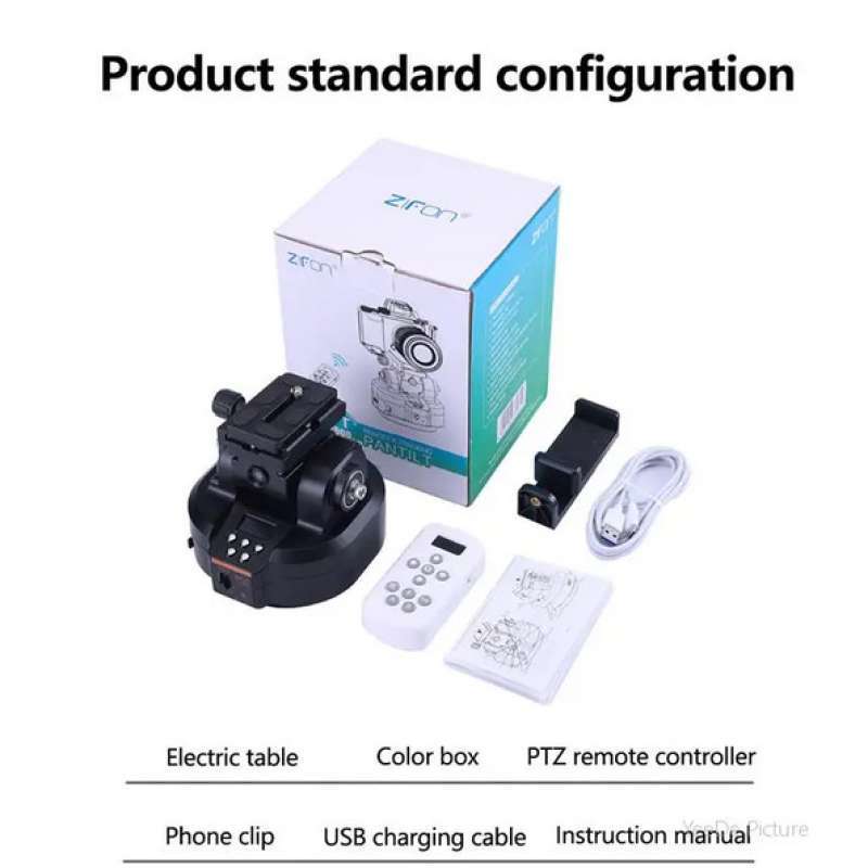 Jual Zifon Yt-2000 Remote Pan Tilt Head Motorized Auto Tracking Camera ...