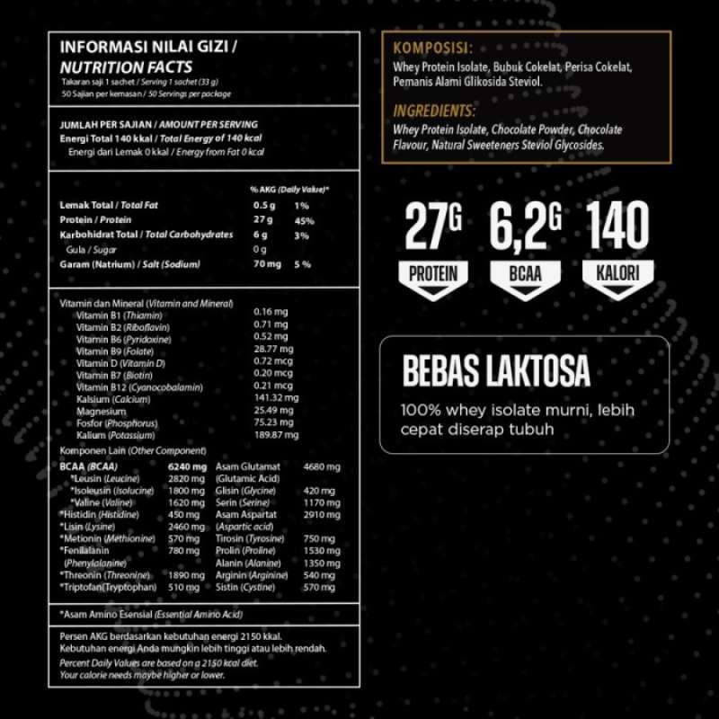 Promo Evolene Isolene Strawberry Whey Protein Isolate Susu Protein 50 ...