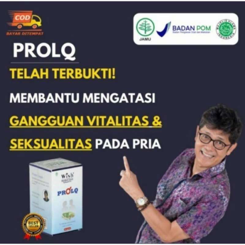 Promo Prolq 100% Asli Original Herbal Obat Pria Rekomendasi Dr Boyke Bpom Diskon 33% Di Seller ...
