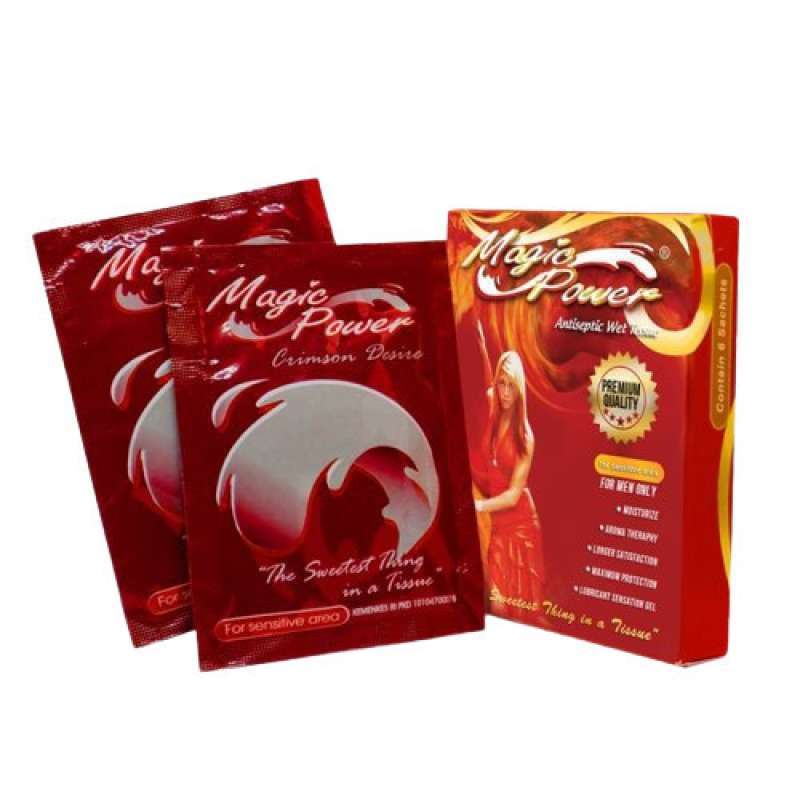 Jual Tissue Magic Power Man Antiseptic Tisu Tisue Super Mejik Crimson ...